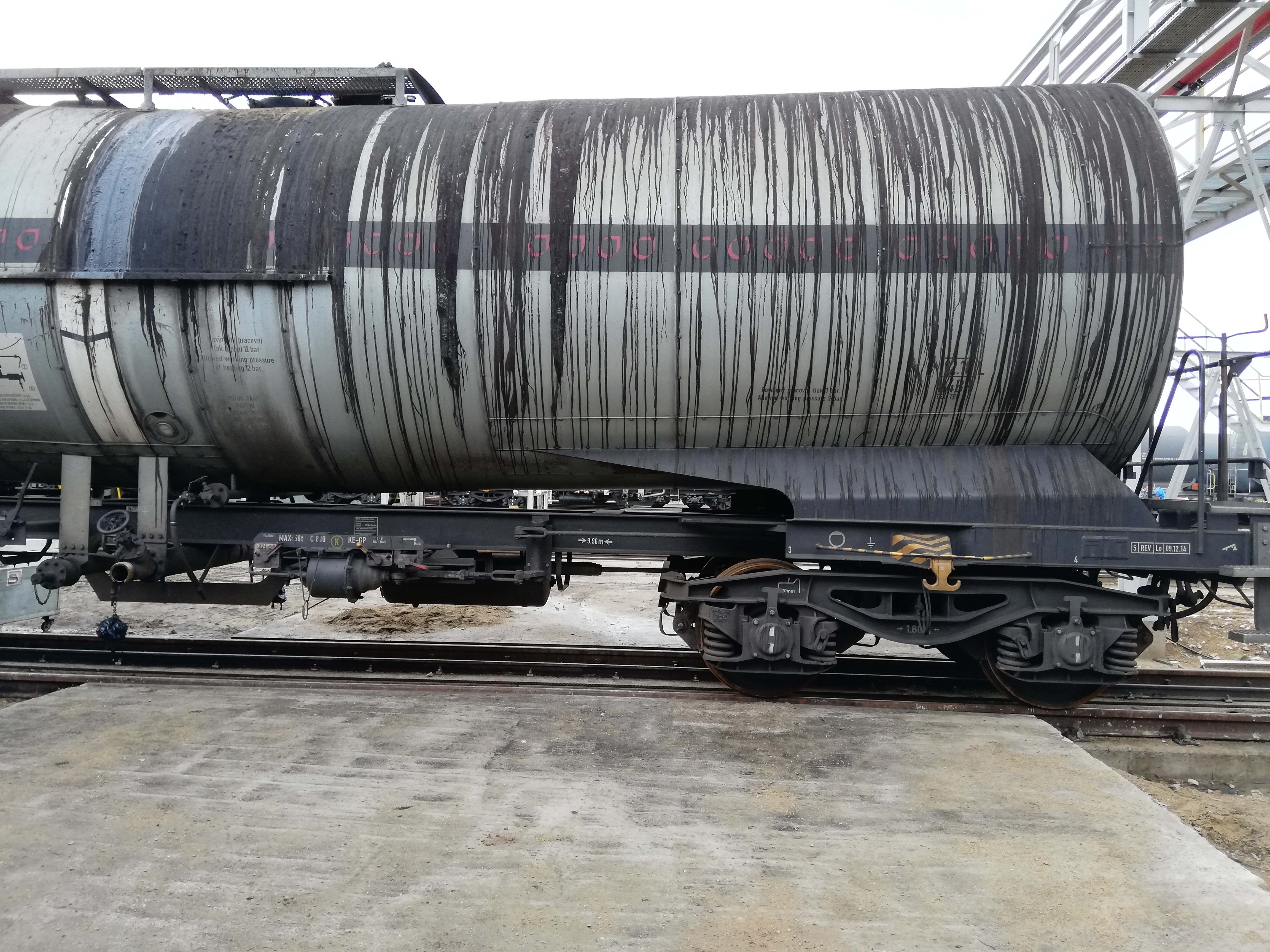 How do you clean a dirty train?